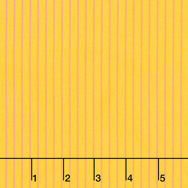 Tula Pink's True Colors - Tiny Stripes Sunrise Yardage
