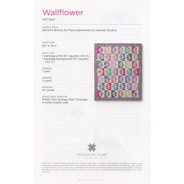 Wallflower Pattern by Missouri Star