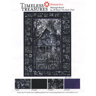 Wicked Eve Message Board Quilt Kit