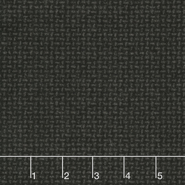 Woolies Flannel - Basket Weave Espresso Yardage