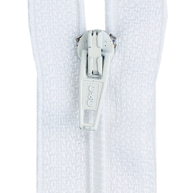 Zipper 12" - White